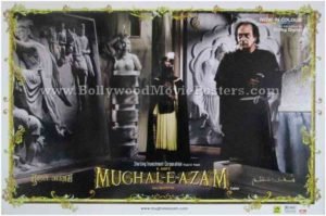 Mughal-e-azam original lobby cards poster