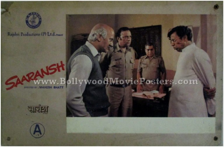 Saaransh 1984 movie Anupam Kher photos