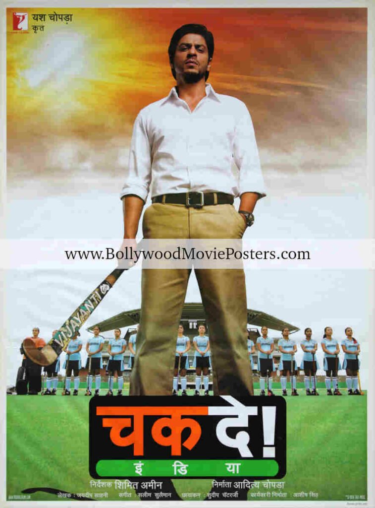 Chak De poster for sale: Shahrukh Khan SRK big film poster