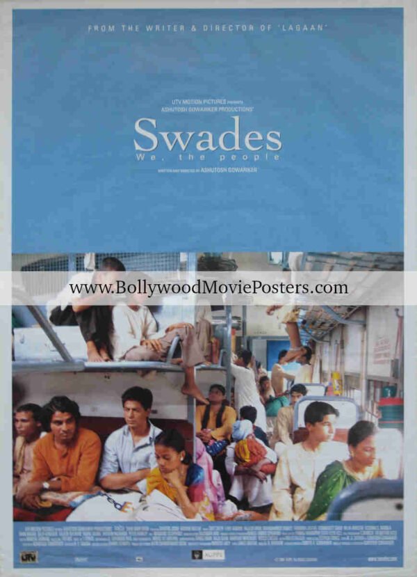 Swades original poster for sale: Shah Rukh Khan SRK movies