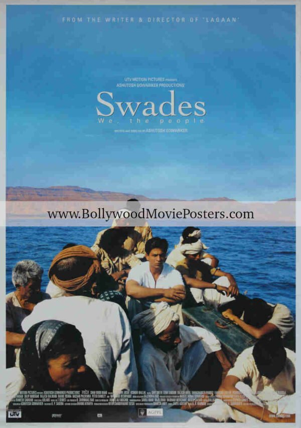 Swades original poster for sale: Shah Rukh Khan SRK movies