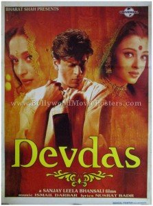 Devdas movie film Shah Rukh Khan poster