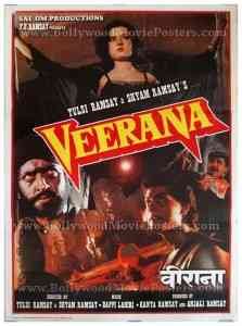 Veerana Ramsay Bollywood horror movies poster